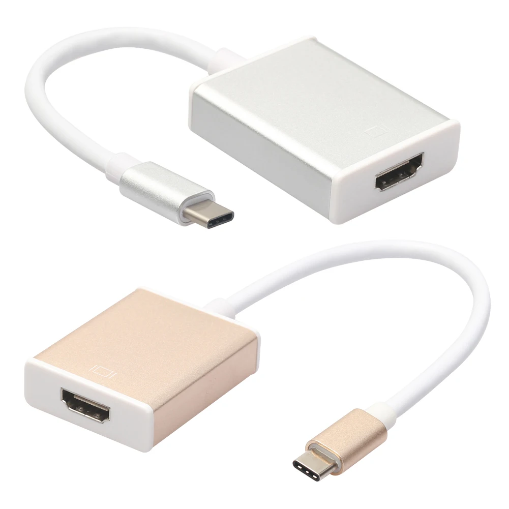 Mini HD High Speed 18cm Type C USB 3.1 Male to HDMI Cable Adapter 1080P ...