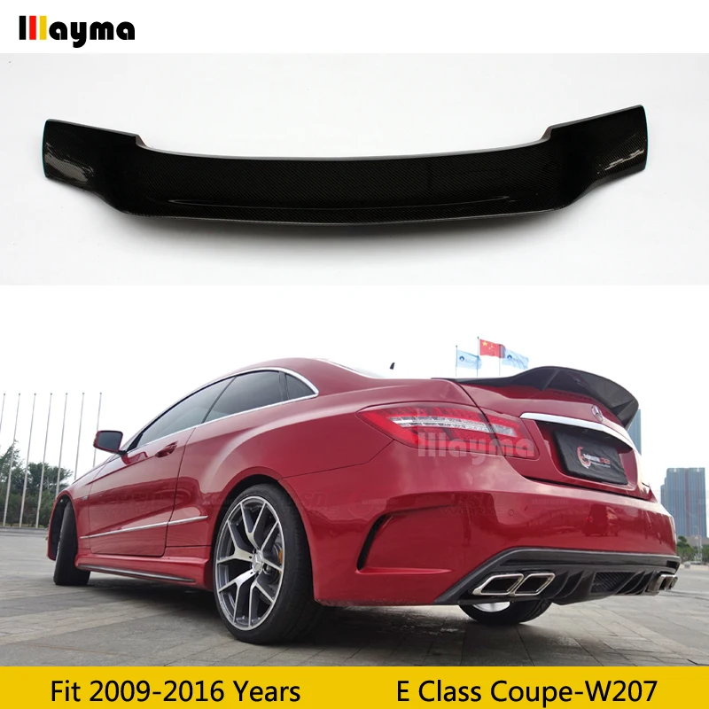 Renntech style Carbon fiber Rear wing spoiler For Benz E class coupe ...