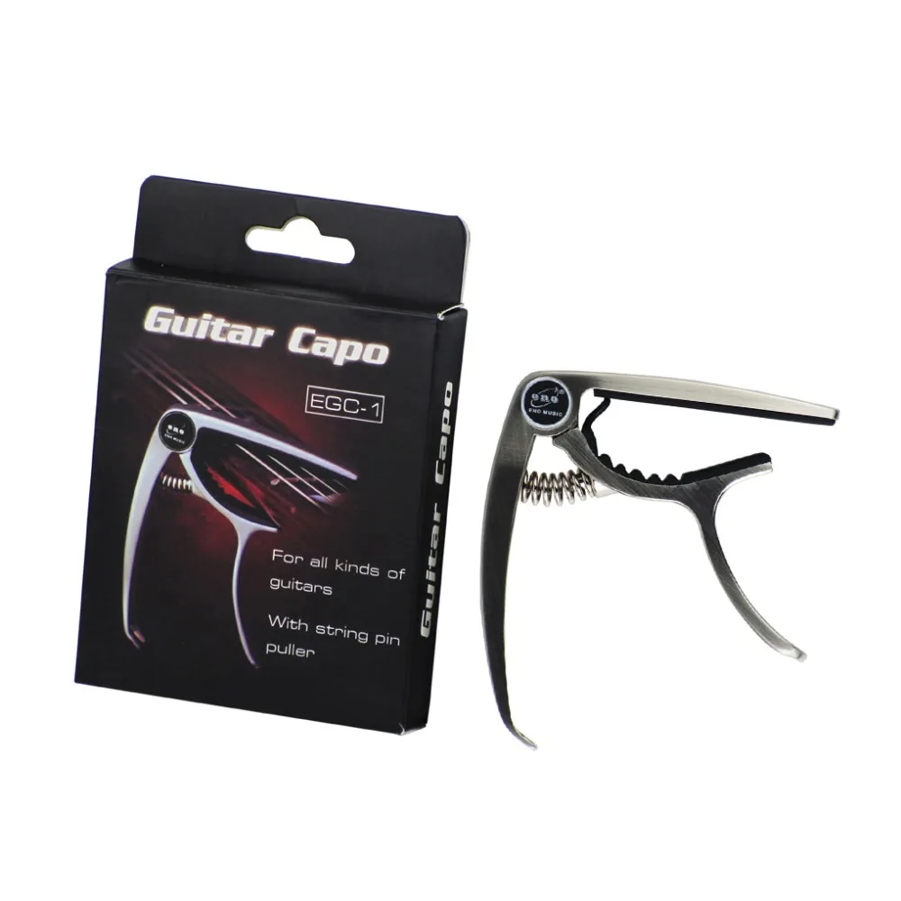New Zinc Alloy Guitar Capo Quick Change Clamp Key Tone Adjusting Nickel ...