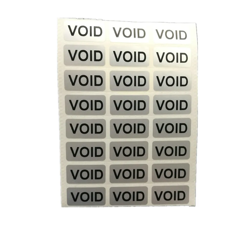 2000pcs Warranty Void Sticker 0.78" X 0.39" ( 20mm X 10mm ) Security ...