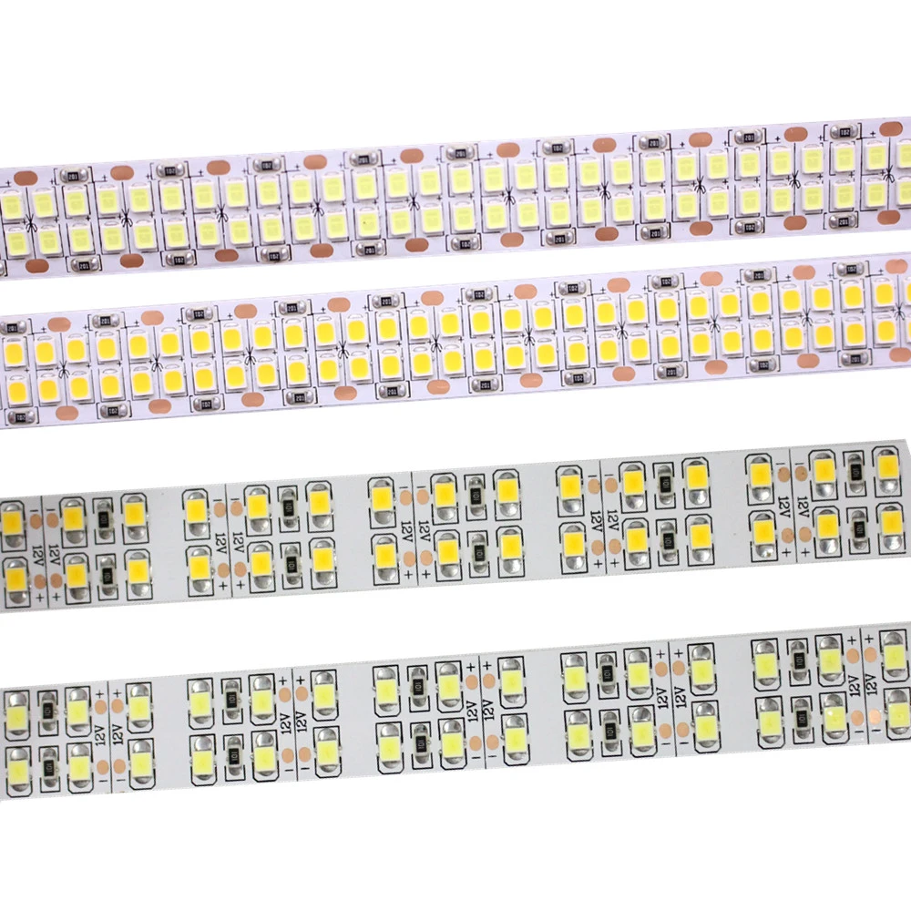 5m Double Row 2835 Led Strip 240/480leds/m White /warm White Non ...