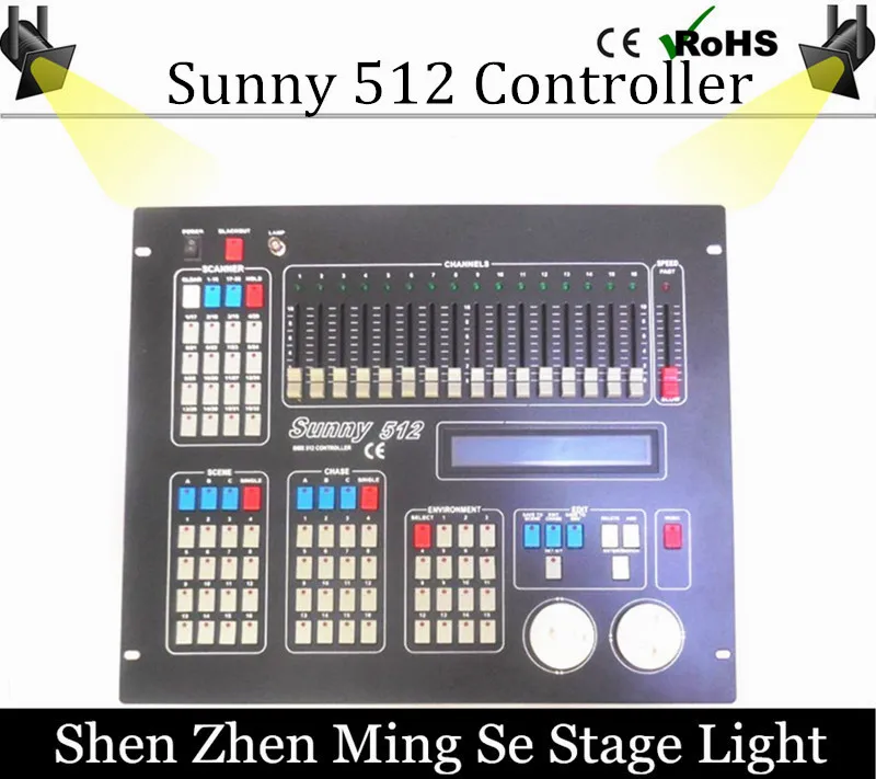 China supplier New sunny 512 dmx stage light controller sunny 512 ...