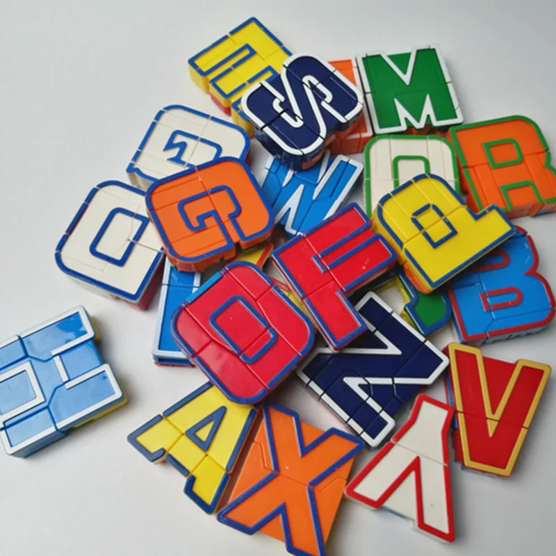 1Pcs/lot Transformation Robot Puzzle Assembled Kids Gifts Educational ...