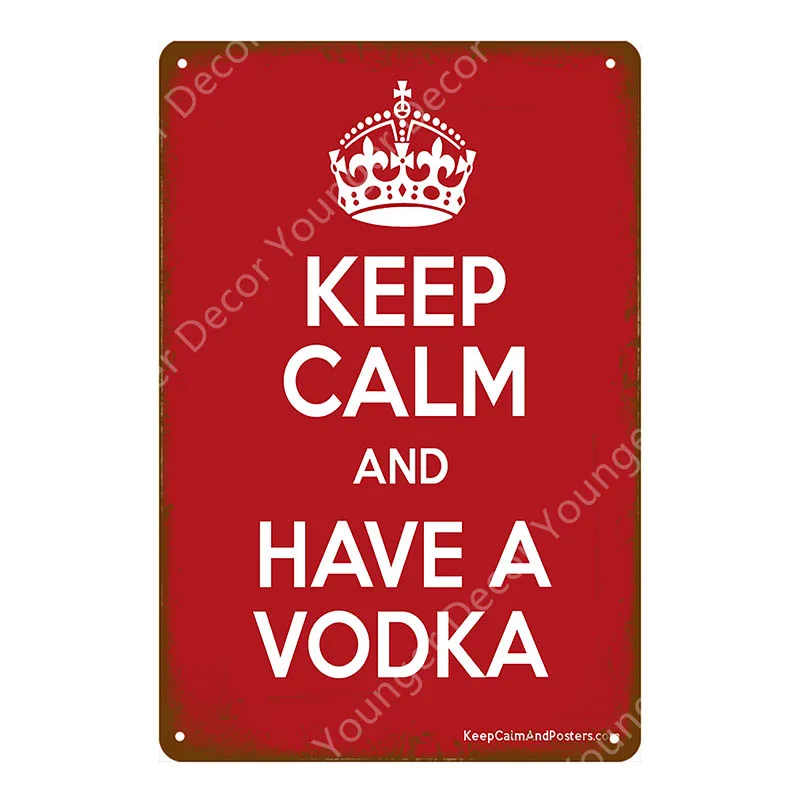 Russian Vodka Metal Signs Classic Absolut Vodka Beer Poster Pub Club ...