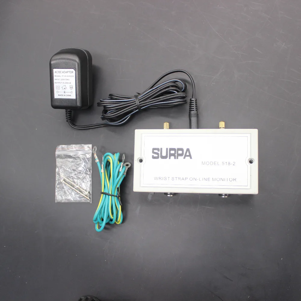 Auto-alarm Anti Static Wrist Strap Online Monitor Surpa 518-2,esd Wrist ...