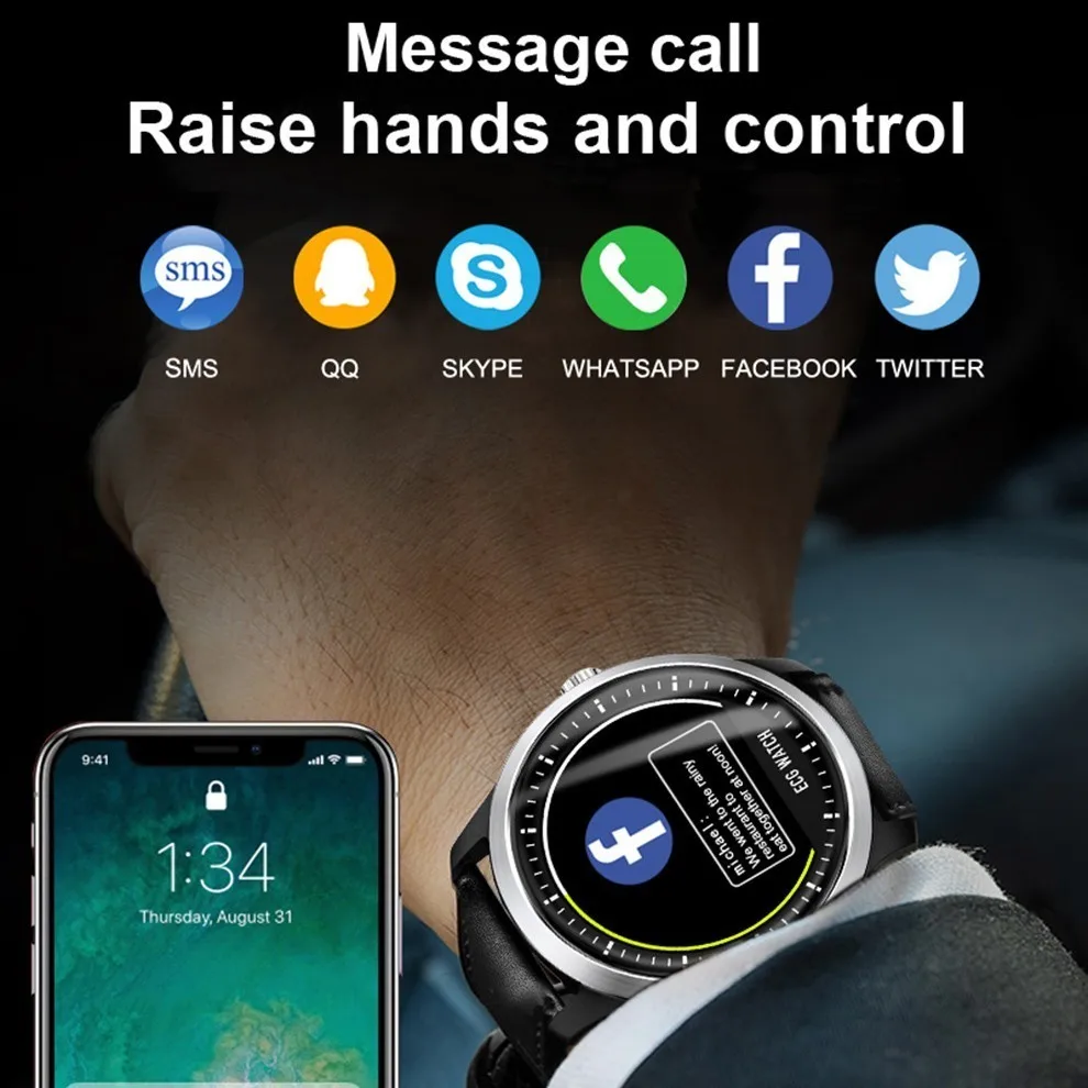 Jelly Comb N58 Smart Watch ECG PPG Blood Pressure Measurement ...