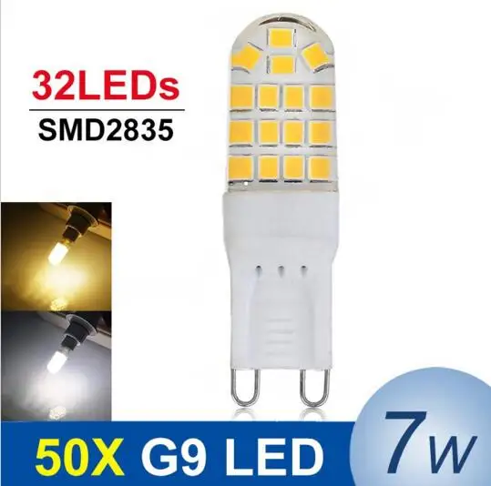 Mini G9 LED 7W AC220V 240V G9 LED Lamp Bulb SMD2835 LED G9 Light ...