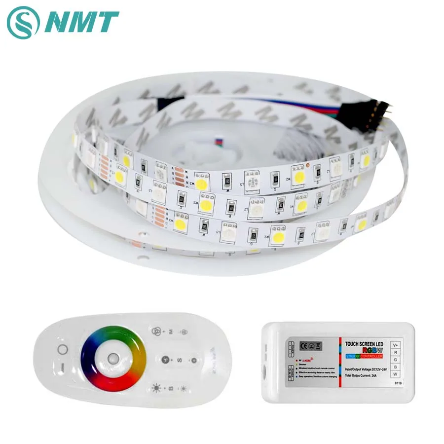 DC12V Led Flexible Strip RGBW Waterproof / Non waterproof SMD 5050 60leds/m Led Light Tape ...