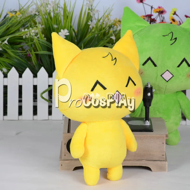 Mogeko Castle Mogeko Cat Cosplay Plush Doll Yellow / Green For Choose ...