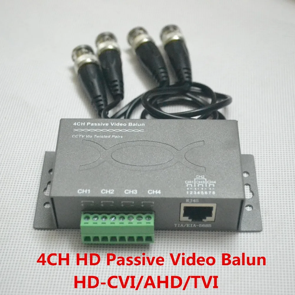 4CH Passive UTP Video Balun for HD cctv camera system|video balun|utp ...