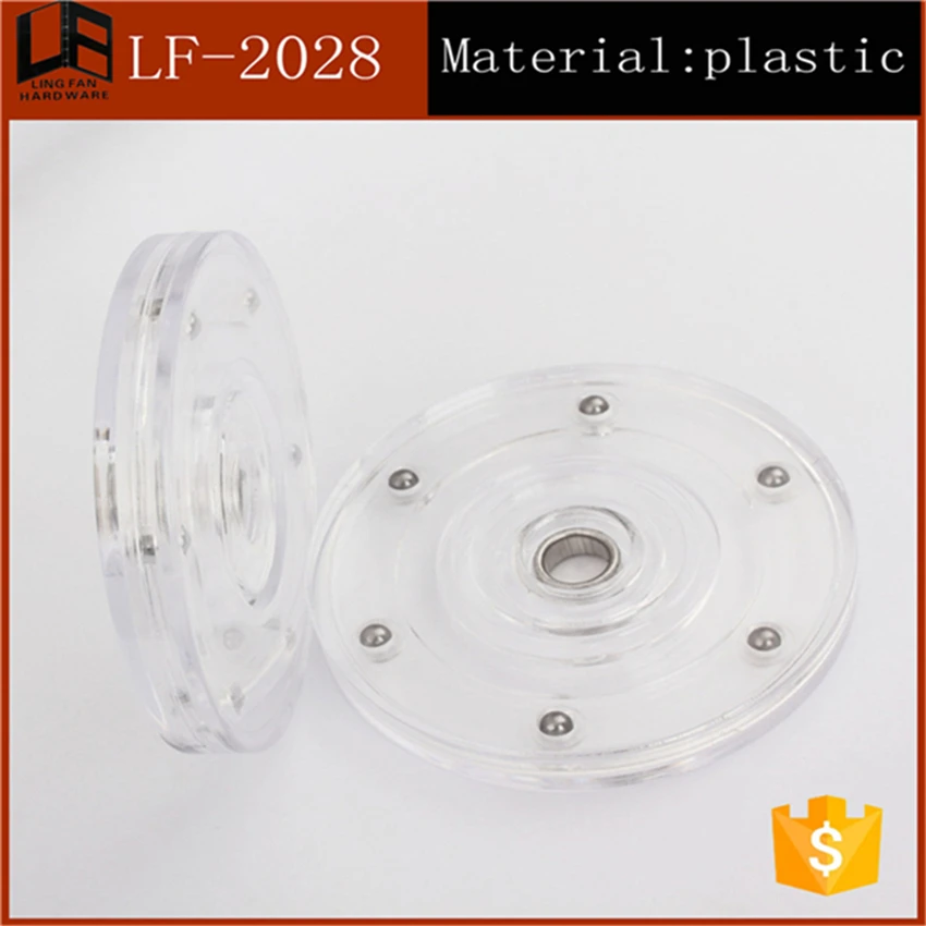Spot transparent acrylic 6 inch rotating disc plastic turntable ...