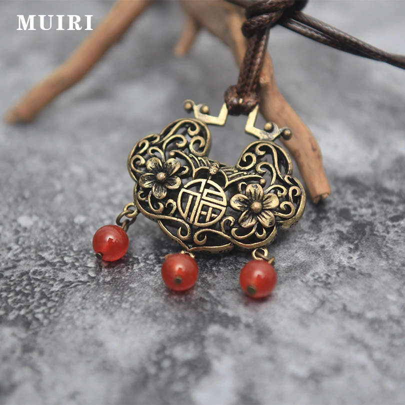 Aliexpress.com : Buy Women ethnic jewelry Long Life Lock pendants ...
