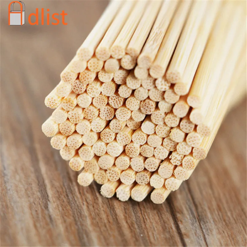 100pcs Bamboo Skewers Sticks Tornado Potato Bamboo Skewers Natural Wood ...