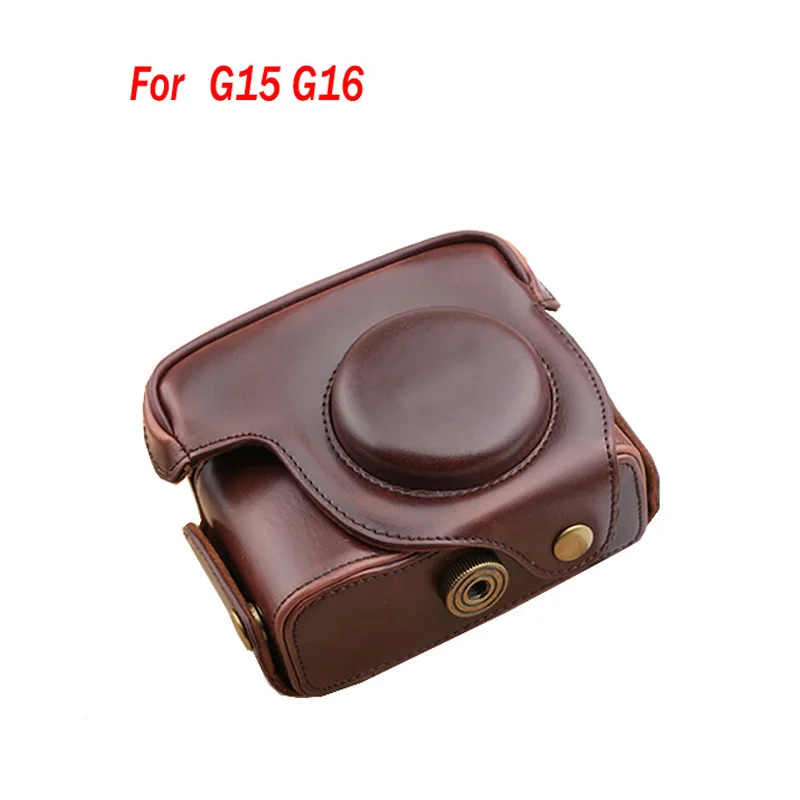 Leather case for Canon Camera Bag Case Cover for Canon Powershot G15 ...