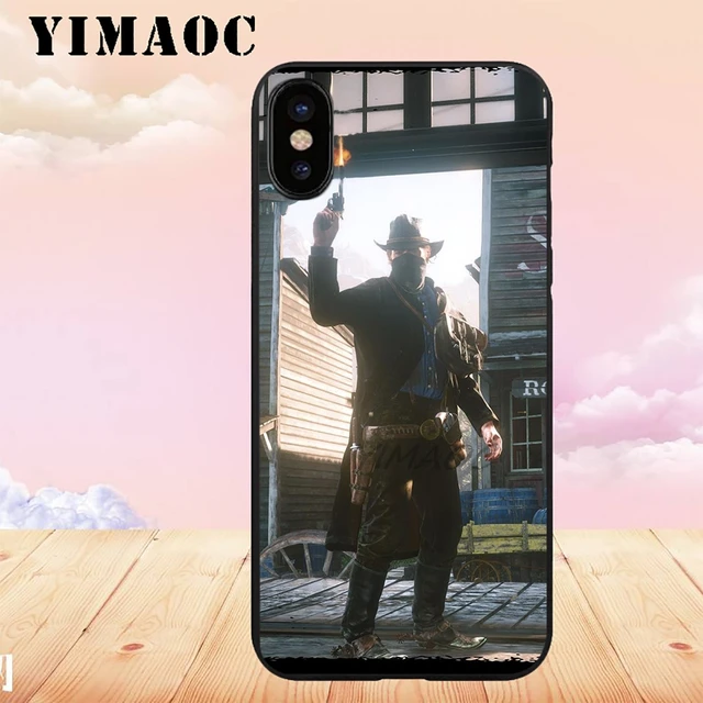 YIMAOC Red Dead Redemption 2 Soft TPU Black Silicone Case for iPhone X ...