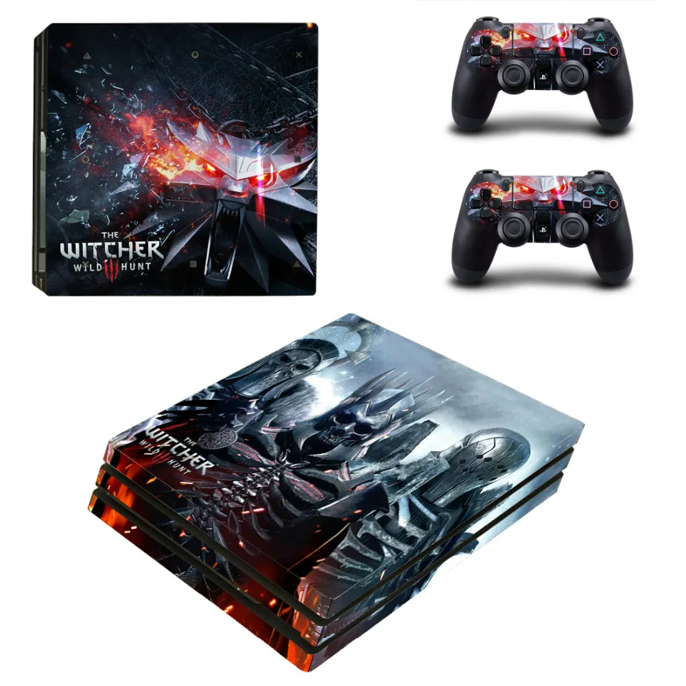 The Witcher 3 Wild Hunt PS4 Pro Skin Sticker for PlayStation 4 Pro ...
