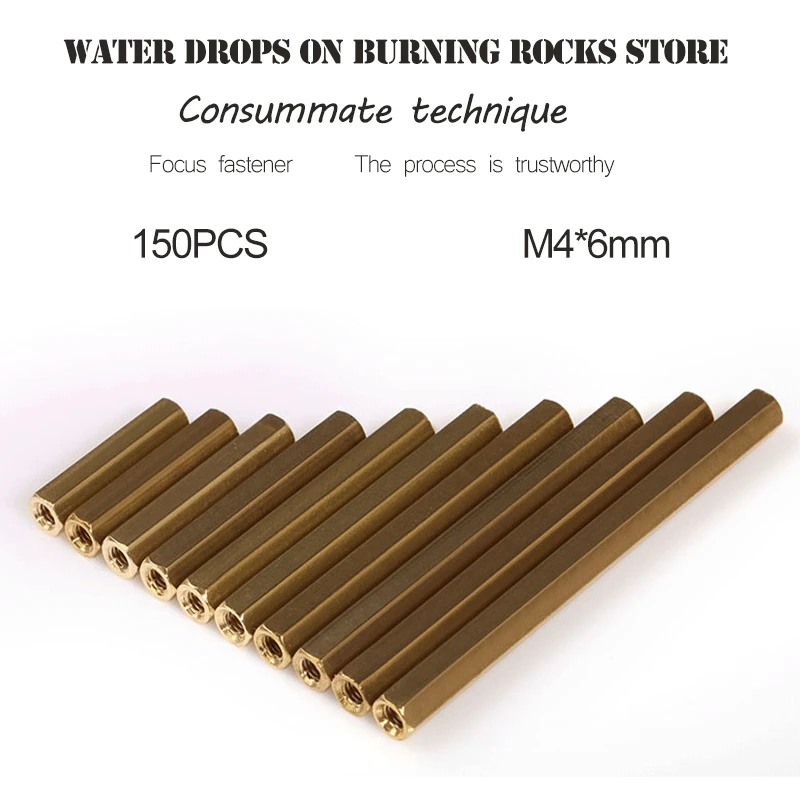M4*6mm double pass copper column,flat head copper column,hollow copper ...