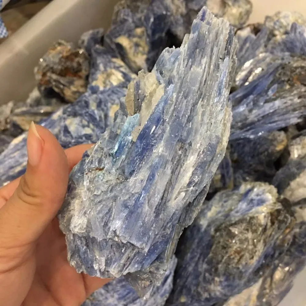 300g Blue Crystal Natural Kyanite Rough Gem stone mineral Specimen-in ...