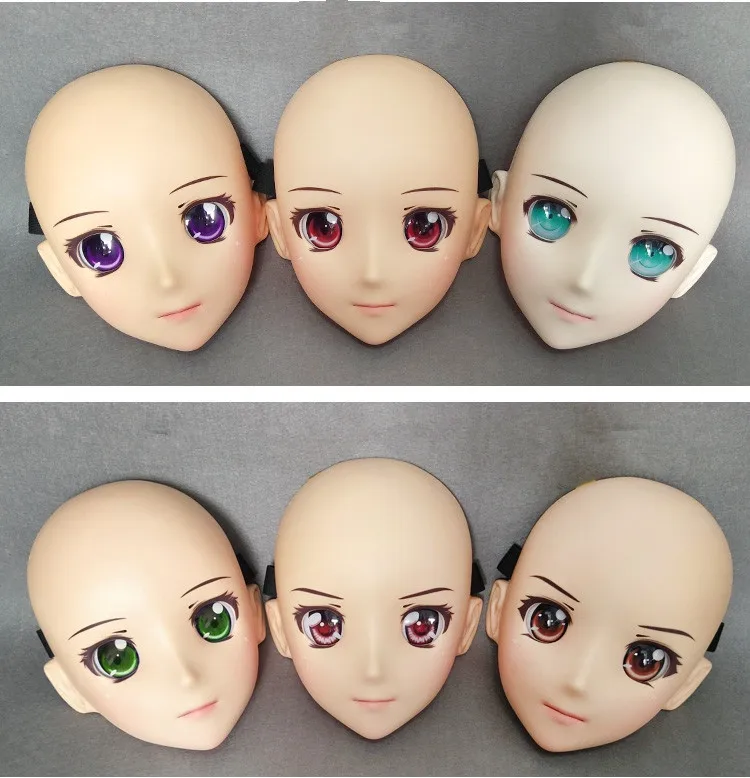 (dm119) Resin Girl Japan Anime Kigurumi Cosplay Masks Comic And ...
