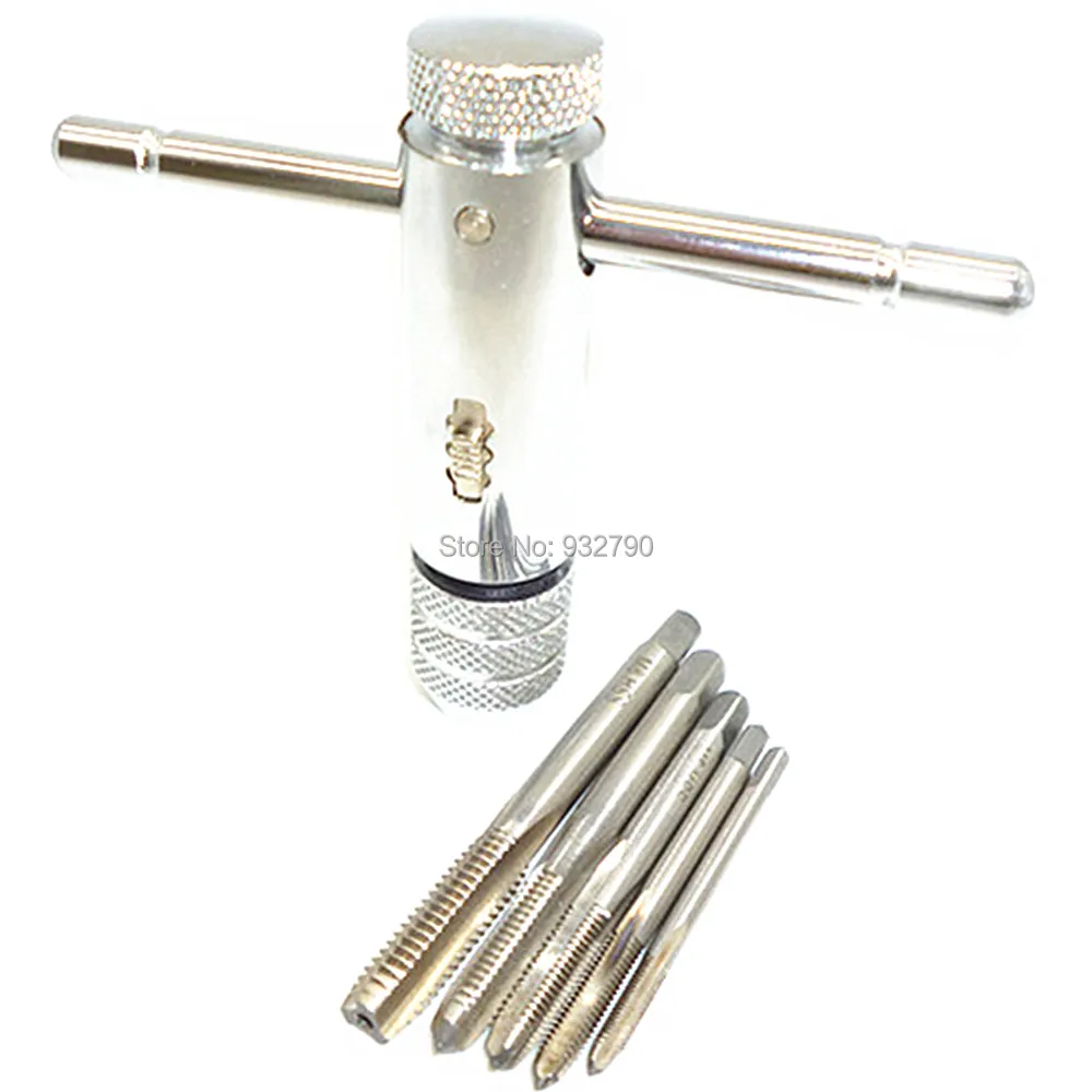 5pc Metric Machine Plug Screw Tap M3 M8 Machine Screw Thread Metric ...