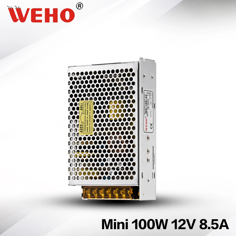 (MS 100 12) CE RoHS 12v 8.5a switching power supply 100W dc power ...