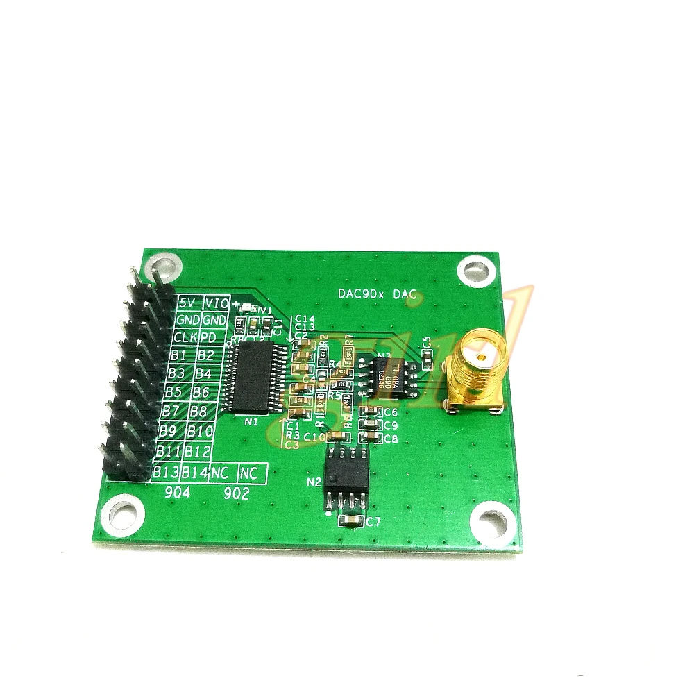 High speed DA digital to analog conversion module DAC902 12 bit DAC904 14 bit 165MSPS|Switch ...