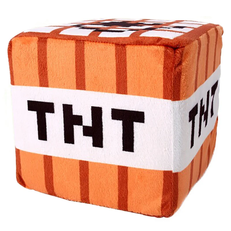 Aliexpress.com : Buy 10cm*10cm Minecraft TNT Plush Toys Cartoon Stuffed ...