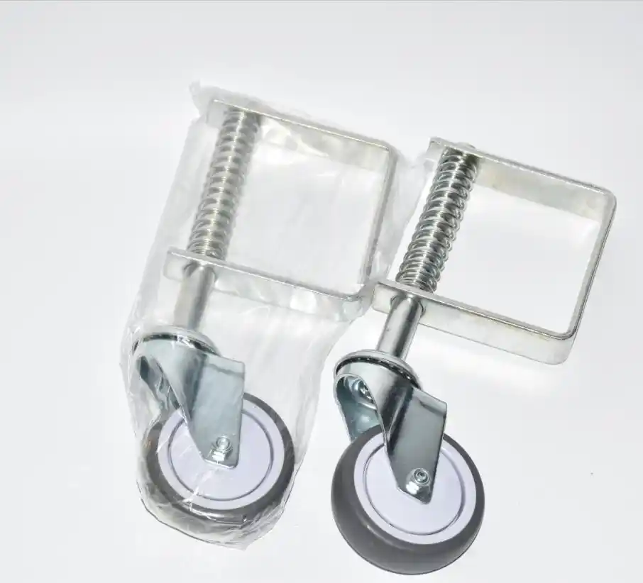 2 inch model Spring Loaded Gate Door Jockey Wheel Swivel Castor roller ...