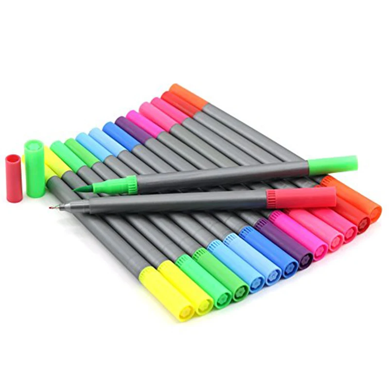 art marker card holder stationery set 100 Colors Fine Tip Colored ...