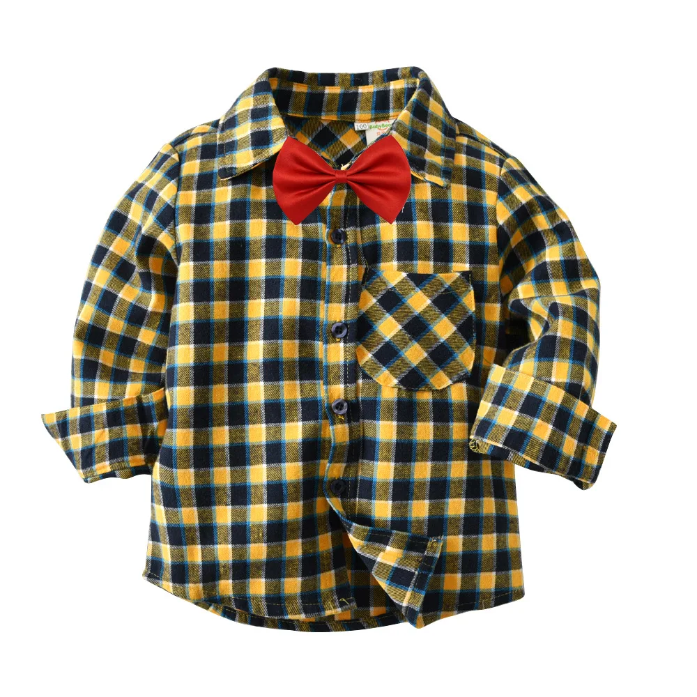 New 2018 spring cotton kids clothes fashion casual handsome shirt for ...