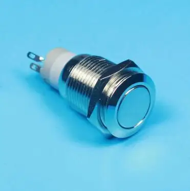 16mm Flat round head momentary without lamp electrical switch push ...