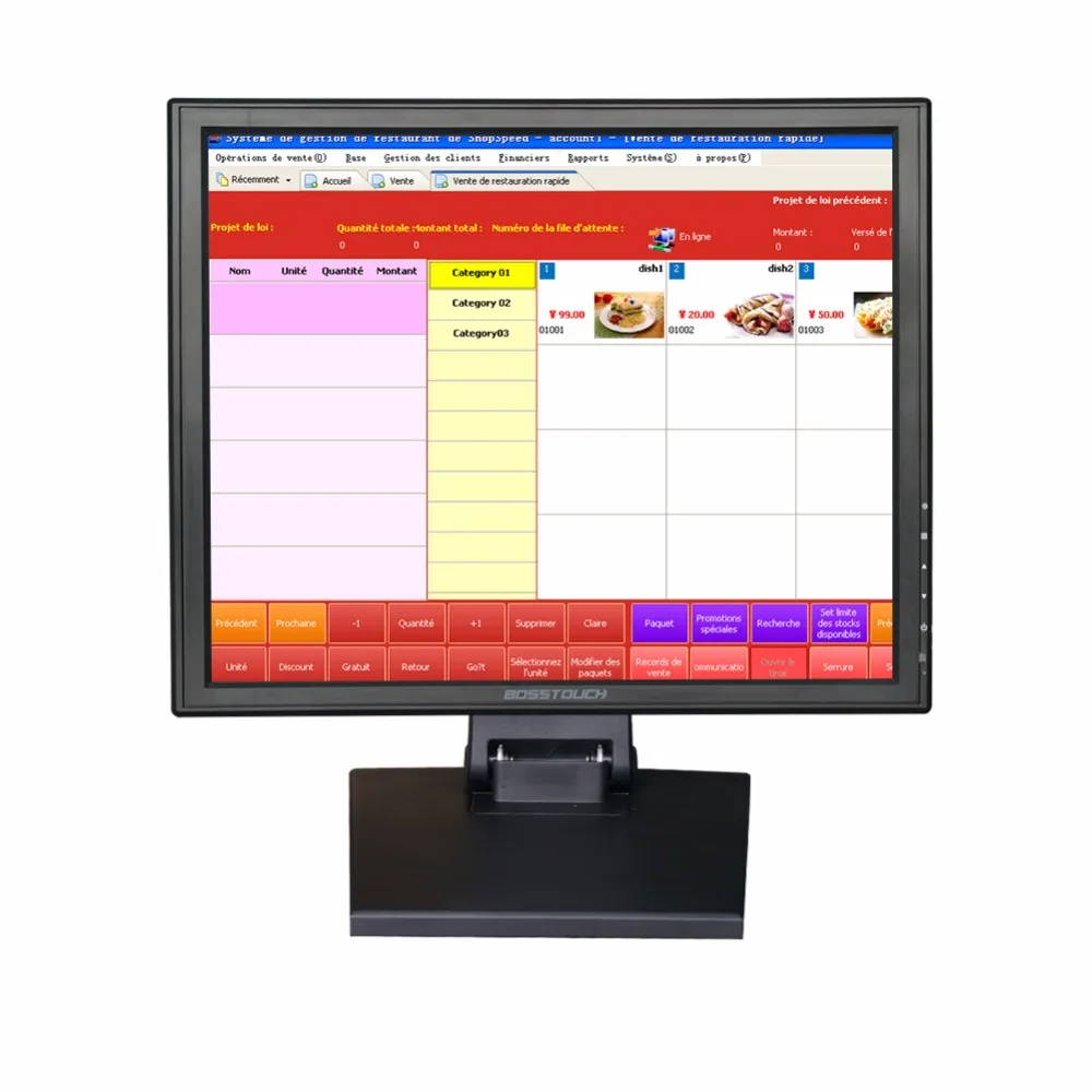 17 inch LED Touchscreen Monitor Computer Monitor with USB Touch Screen ...