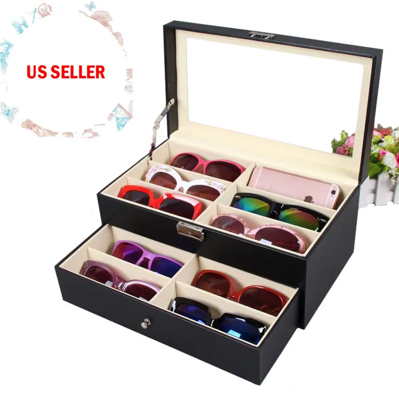 Sunglasses Storage Case High Grade Handmade Leather Storage Case Super Size Sunglasses Storage
