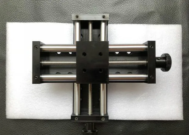 Cross slide Manual micro slider hand linear module double bearings to ...