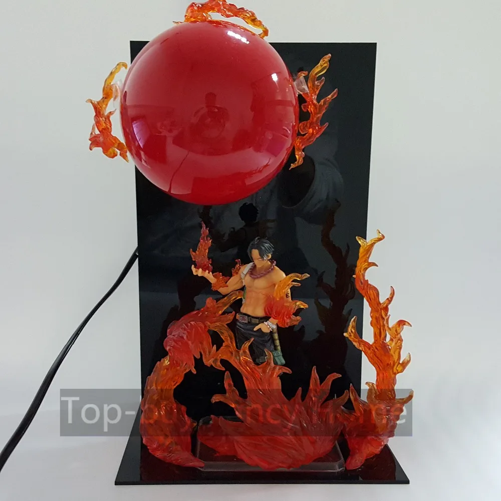 One Piece Action Figure Ace Big Fire Ball DIY Anime Figuarts One Piece ...