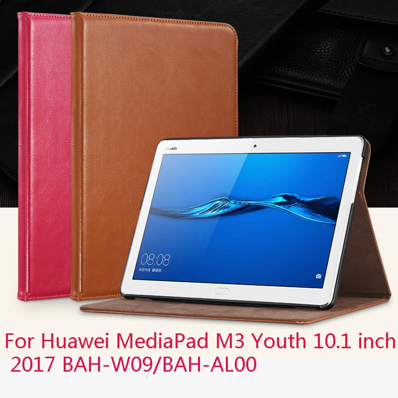 Leather Case cover For Huawei MediaPad M3 Youth 10.1" 2017 BAH W09/BAH ...