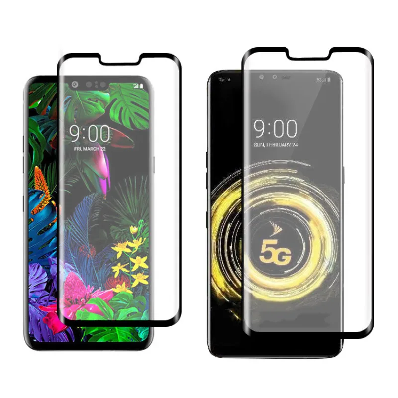 3D Arc Edge Full Cover Tempered Glass For LG G8 G8X G8S lmg810eaw LGG8 ...