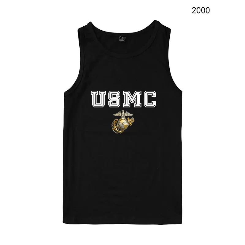 USMC Casual Summer Clothing Men Women Print US MC Tank Tops|tank top ...