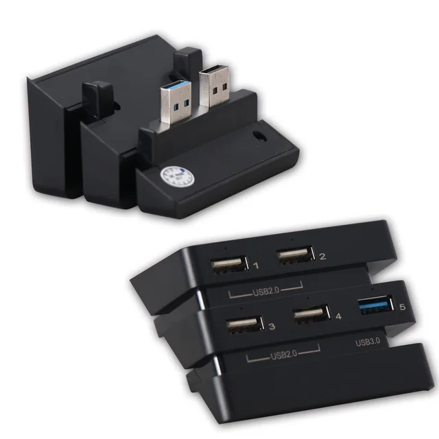 Hub usb de ps4 pro acessorios de ps4 3.0 e 2.0 porta usb de console extensor adaptador usb para playstation 4 pro v2 hub