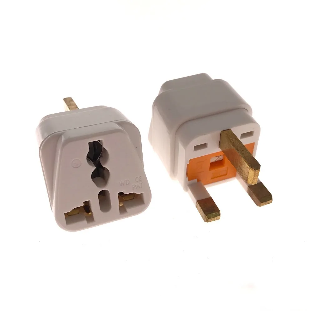 Travel Adapter US AU EU to UK Plug with 13A Fuse Travel Wall AC Power ...