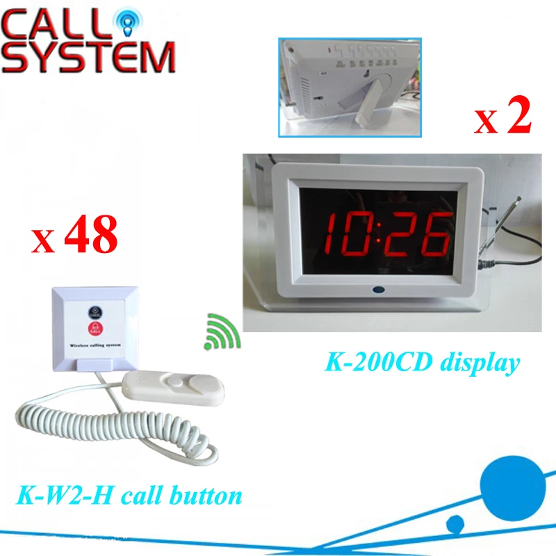 Electronic patient call button system 2 display monitor 48 bell buzzer ...