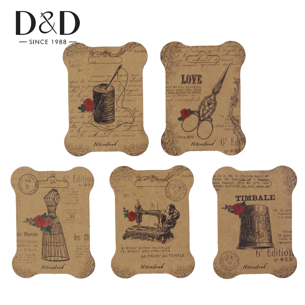 10pcs Paper Thread Card Embroidery Thread Bobbins Floss for Storage ...