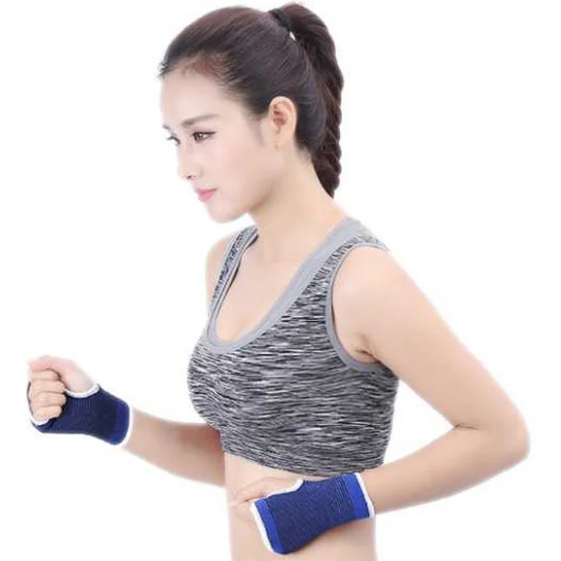 Hand Palm Support guard Brace Health Care fitness Fingerless handguard ...