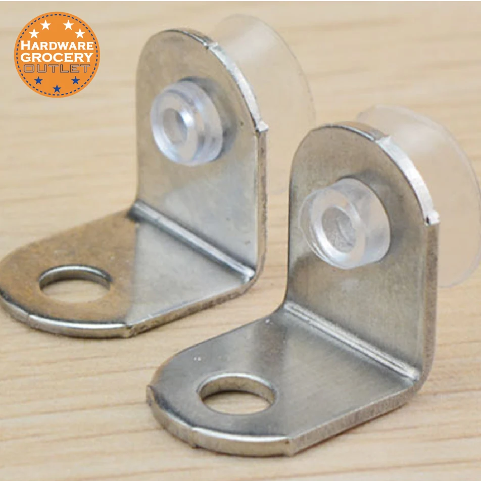 Buy Right Angle Bracket Corner Brace Glass Shelf Fixing Clip Support Glass