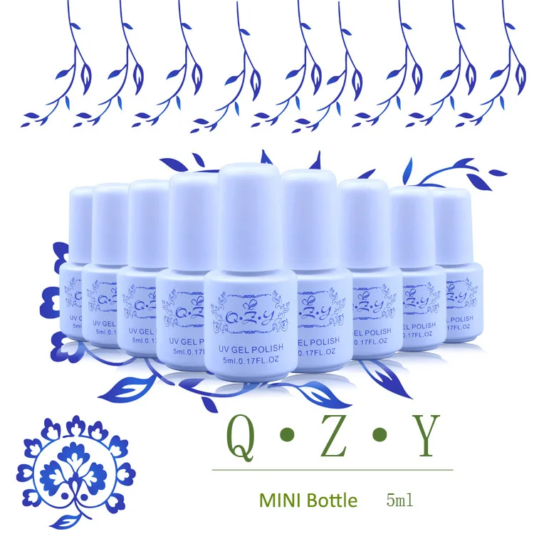 2016 Hot Sale 5ml/pcs 198 colors Optional QZY UV Gel Polish Long ...