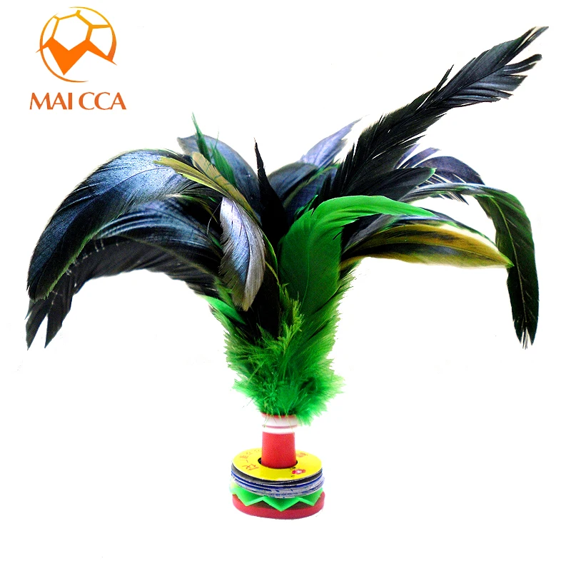 Colorful Feather Chinese Jianzi Kicking Shuttlecock Foot Exercise ...