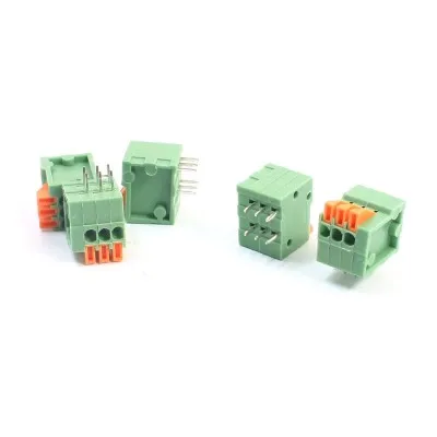 150V 2A 2.54mm 6 Pin DIP Pluggable Type Screwless PCB Terminal Blockx 5 ...