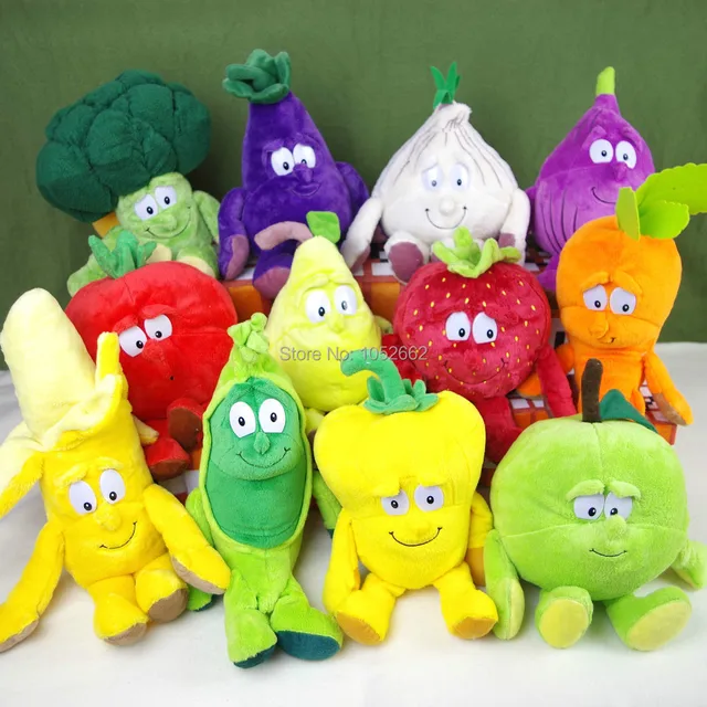 In Hand Goodness gang Super Foodz garlic Vegetables Fruit doll baby ...