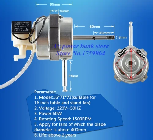 Table Fan Spare Parts