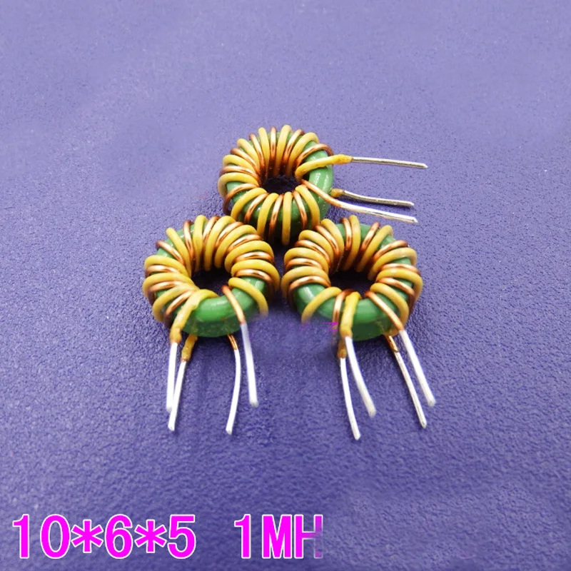 10*6*5 Double 0.55 Wire 1mh 3a Circular Common Mode Ferrite Inductor ...